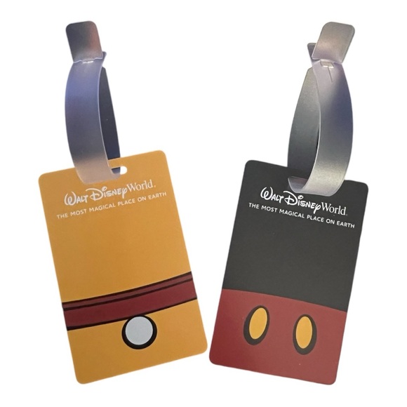 Disney | Other | 2 Disney Luggage Tags For Your Bags On Your Next ...